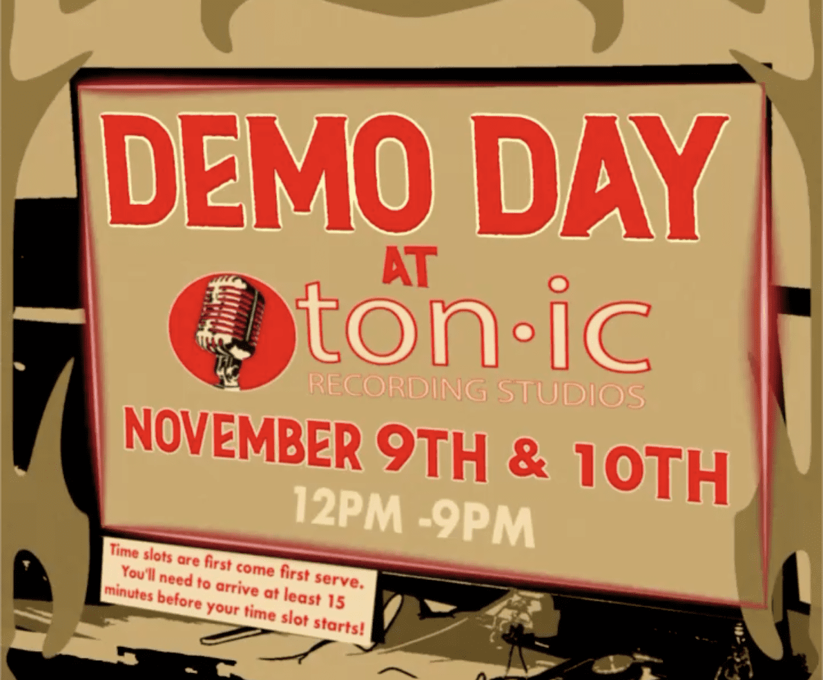 Demo Day Ton Ic Recording Studios